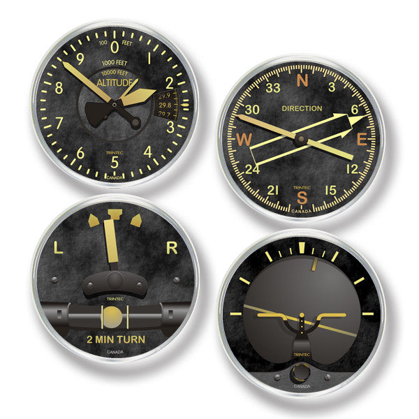 Vintage 4-Piece Round Acrylic Coaster Set – Trintec Industries Inc.