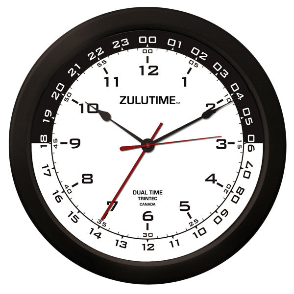 14" ZULUTIME™ Dual Time Clock – Trintec Industries Inc.
